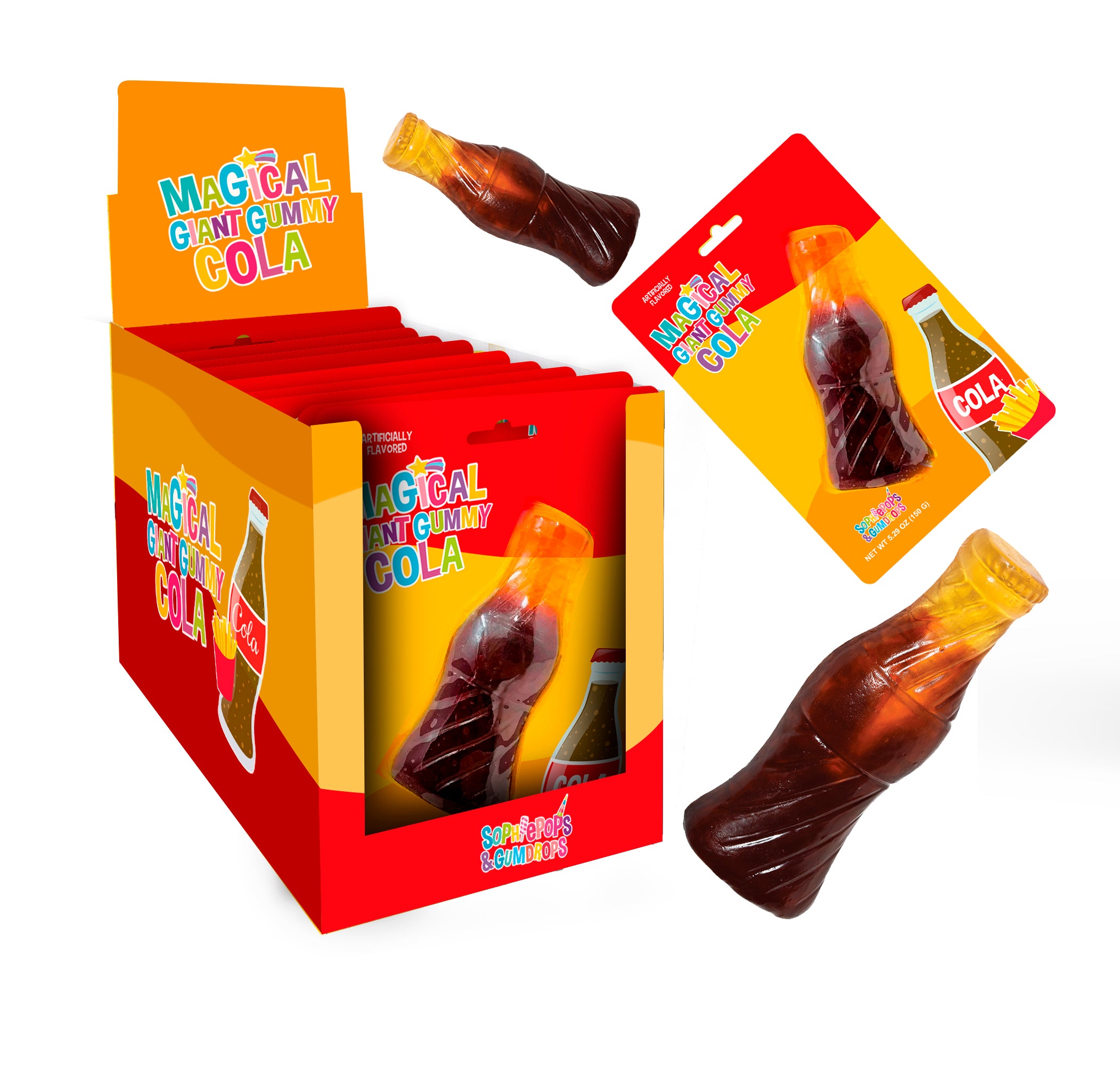 Magical Giant Gummy Cola – 150g